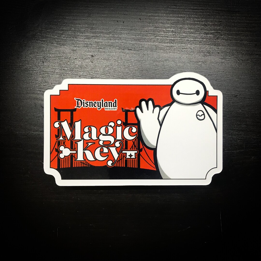 Magic Key Big Hero 6 Baymax Sticker & Magnet - Etsy