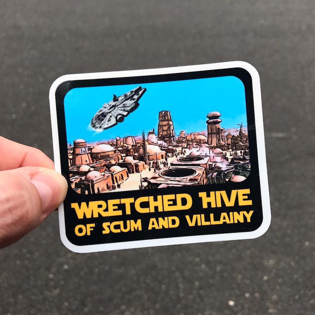 Wretched Hive of Scum and Villainy Sticker & Magnet - Etsy