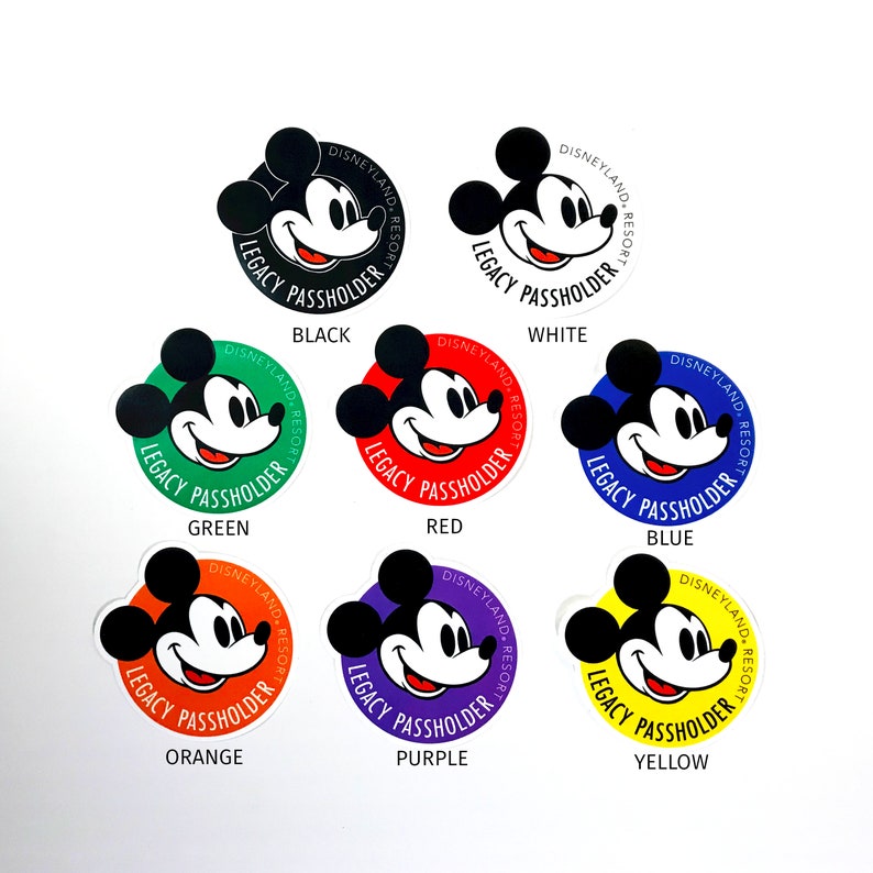Disneyland Legacy Passholder Sticker & Magnet - Etsy