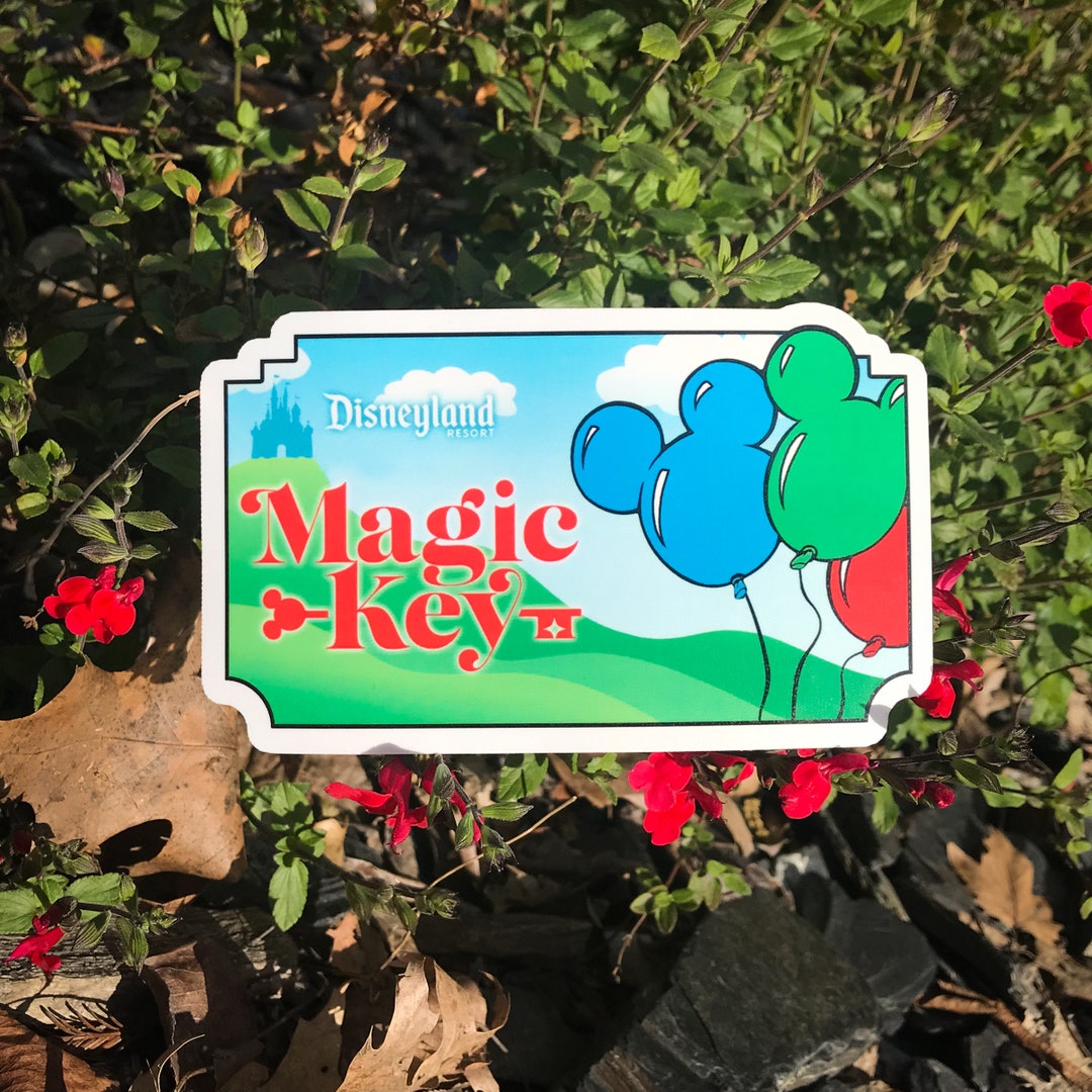 Magic Key Balloons Sticker & Magnet - Etsy