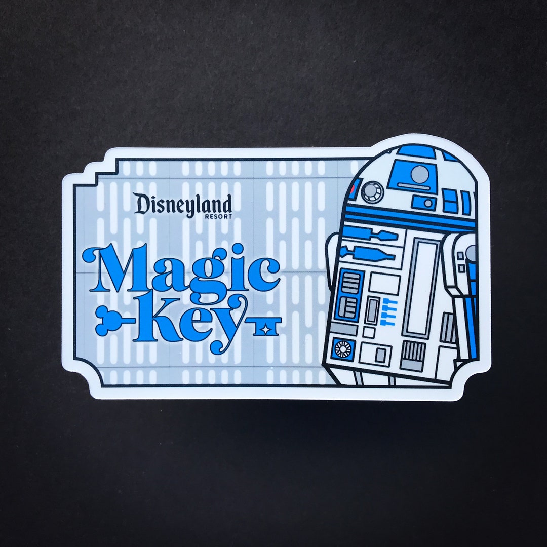 Magic Key R2D2 Sticker & Magnet - Etsy