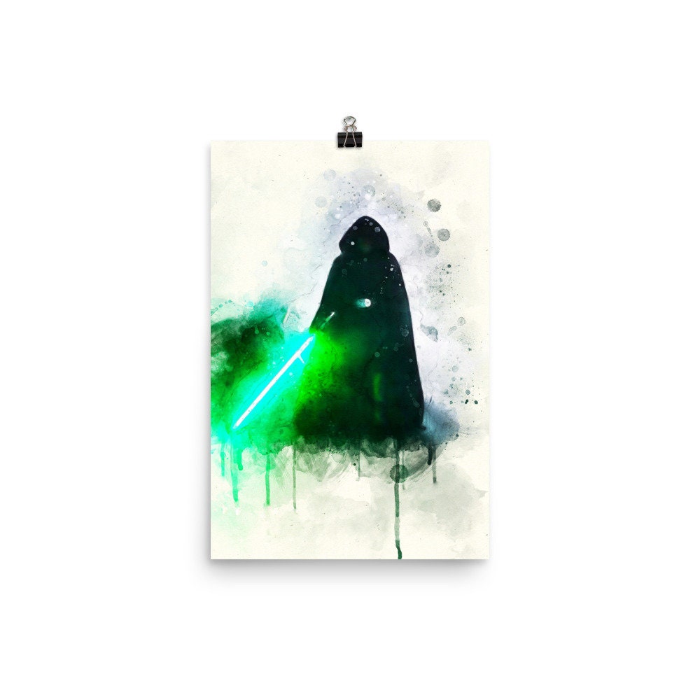 Luke Skywalker Wall Art - Etsy