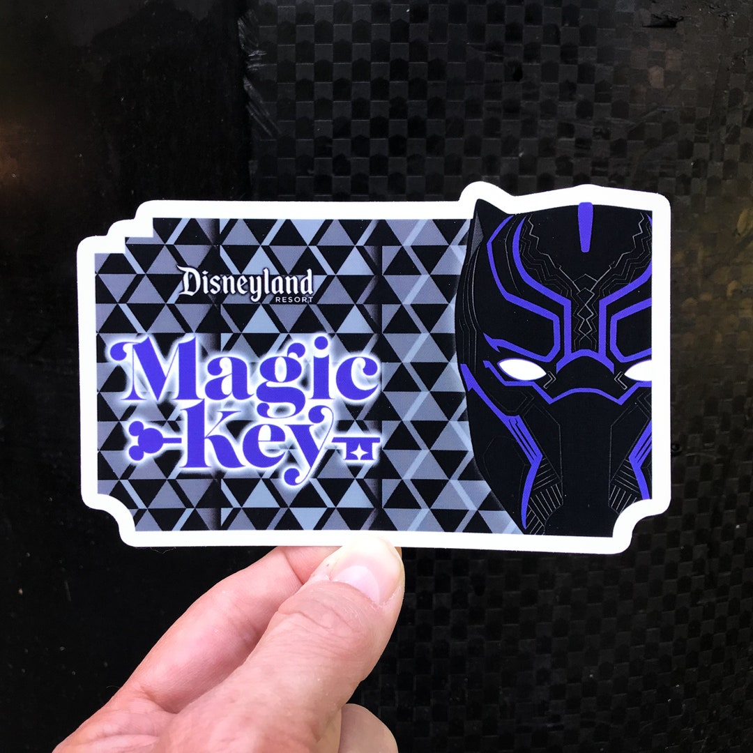 Magic Key Black Panther Sticker & Magnet - Etsy