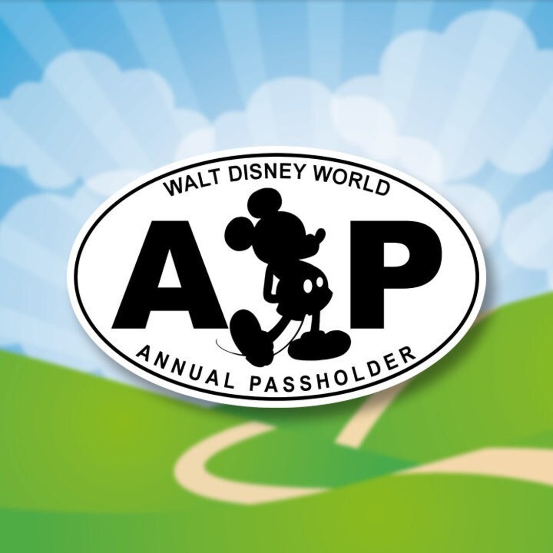 Mickey Annual Passholder Sticker & Magnet - Etsy