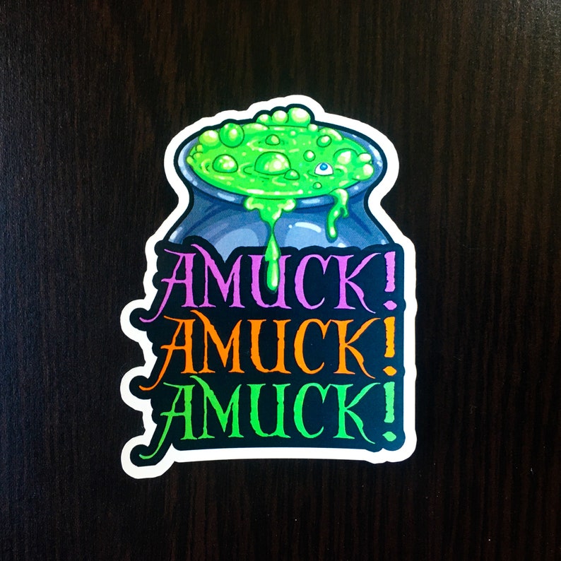 Amuck Amuck Amuck Sticker & Magnet - Etsy