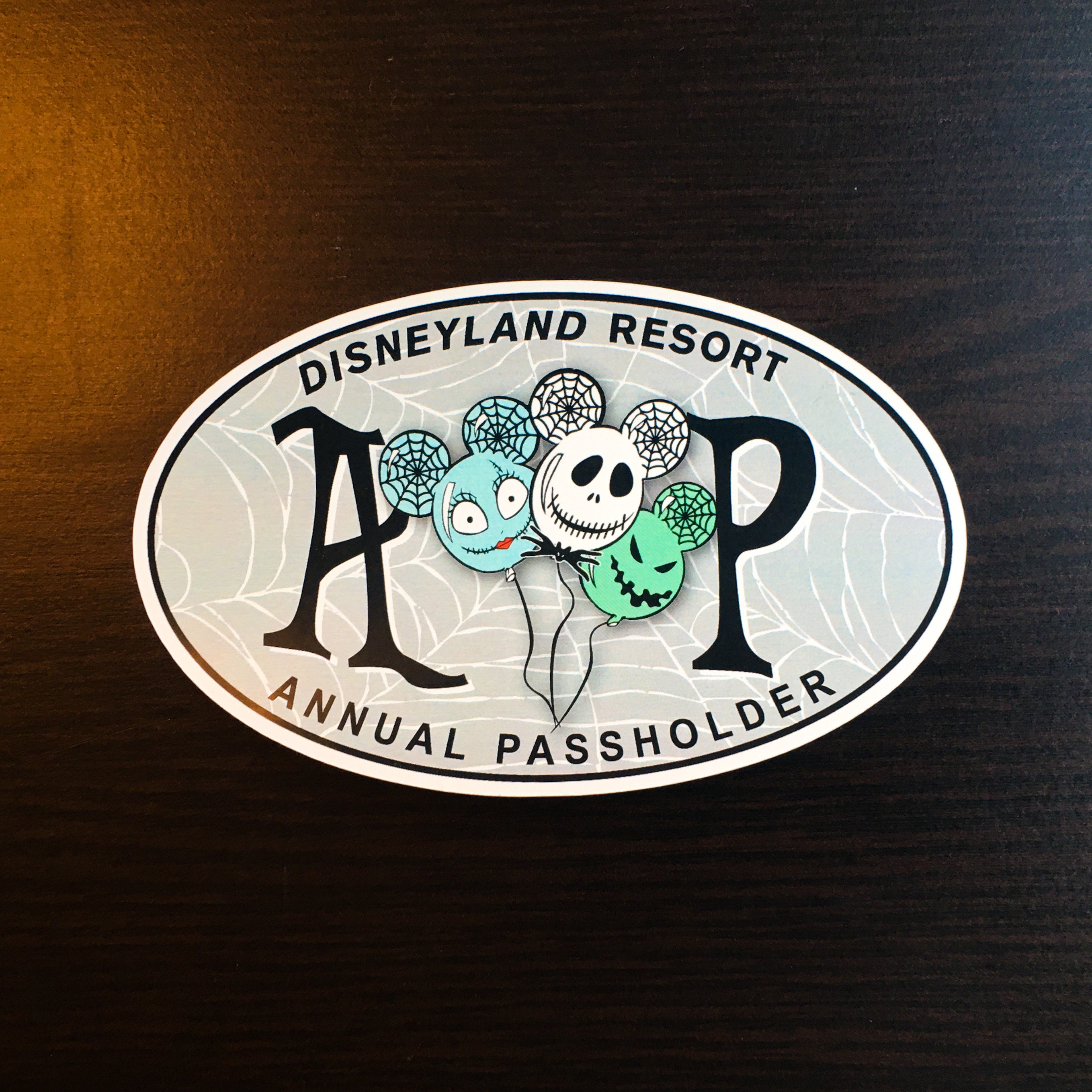 Nightmare Before Christmas Balloons Annual Passholder Sticker - Etsy