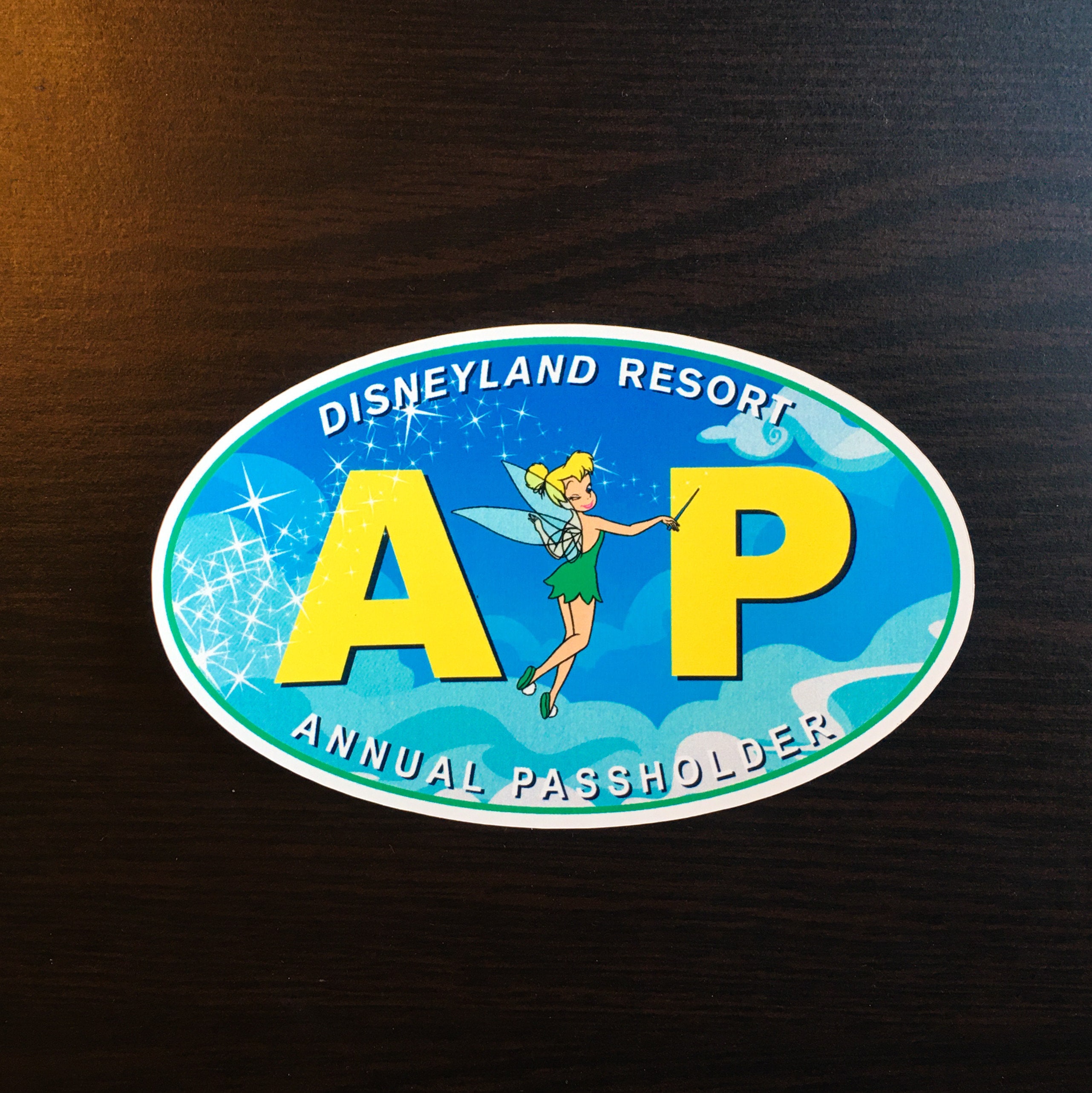 Tinkerbell Annual Passholder Sticker & Magnet - Etsy