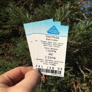 Star Tours Fastpass Sticker & Magnet - Etsy