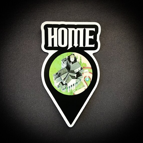 Haunted Mansion Home Pin DLR Sticker & Magnet - Etsy