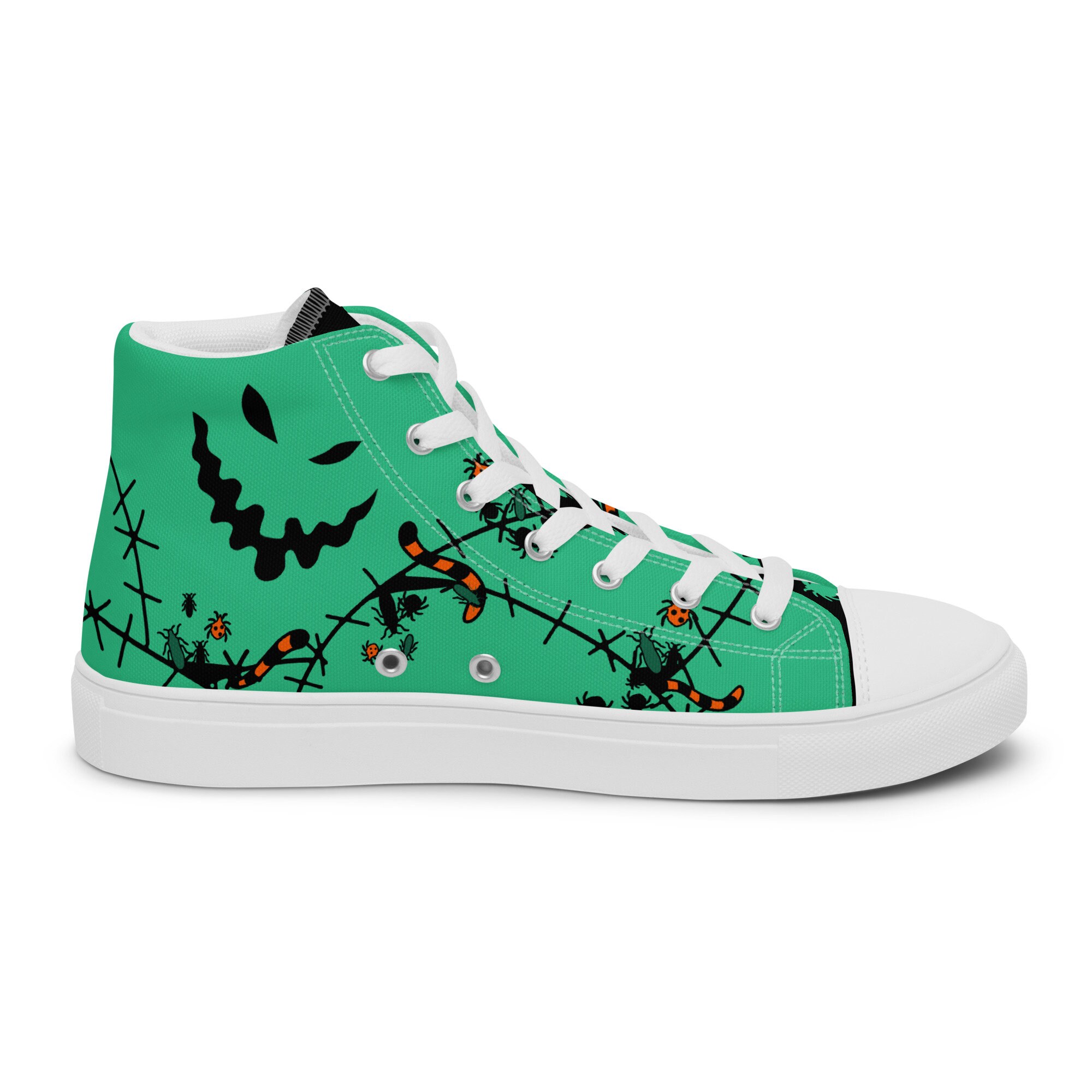 Womens Oogie Boogie High Top Canvas Shoes - Etsy