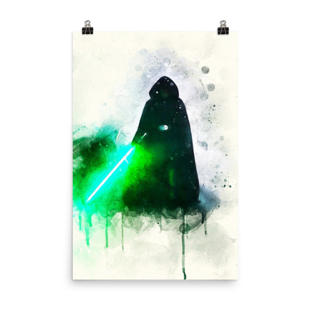 Luke Skywalker Wall Art - Etsy