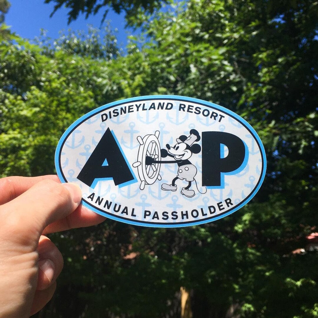 Steamboat Willie Annual Passholder Sticker & Magnet - Etsy