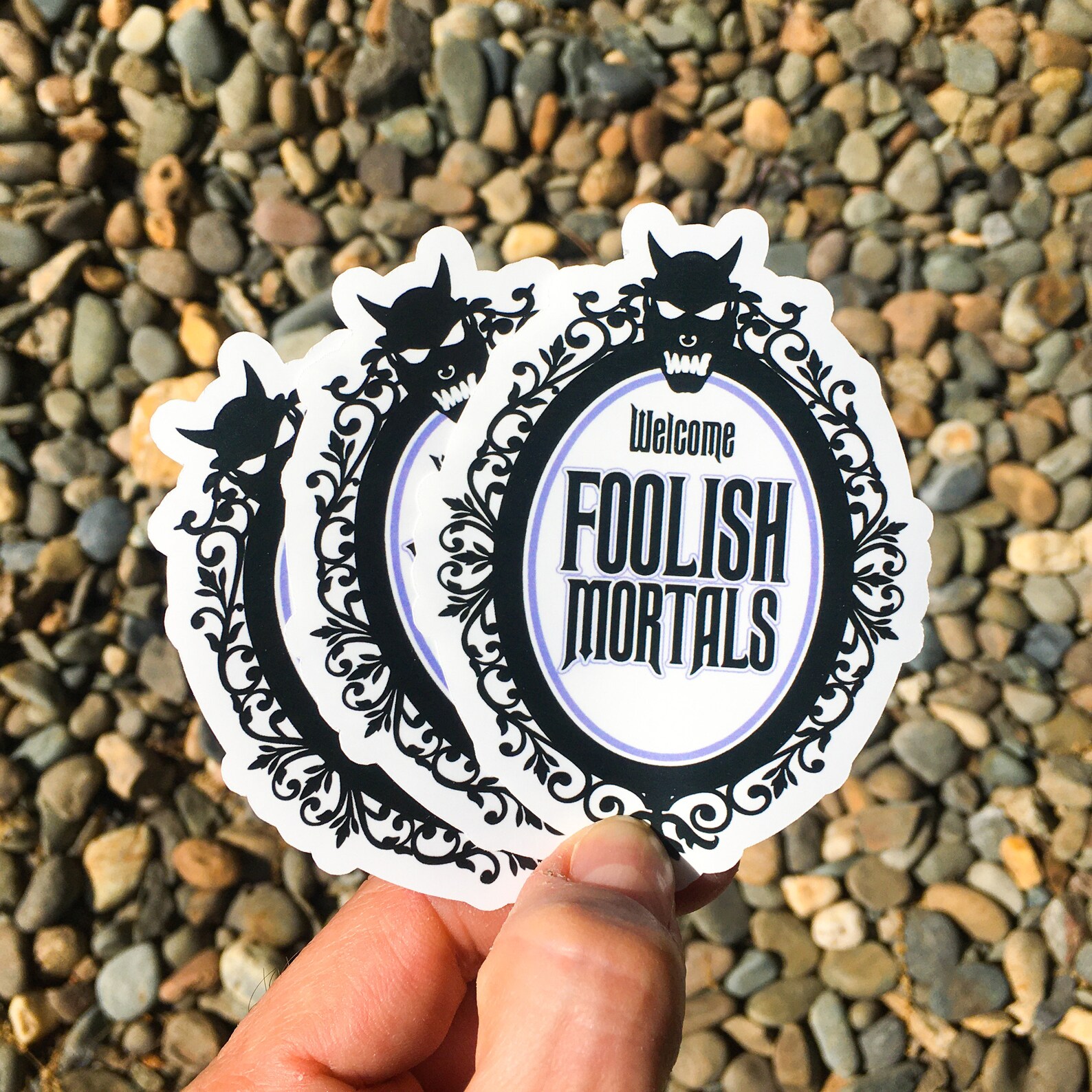 Welcome Foolish Mortals Sticker & Magnet - Etsy