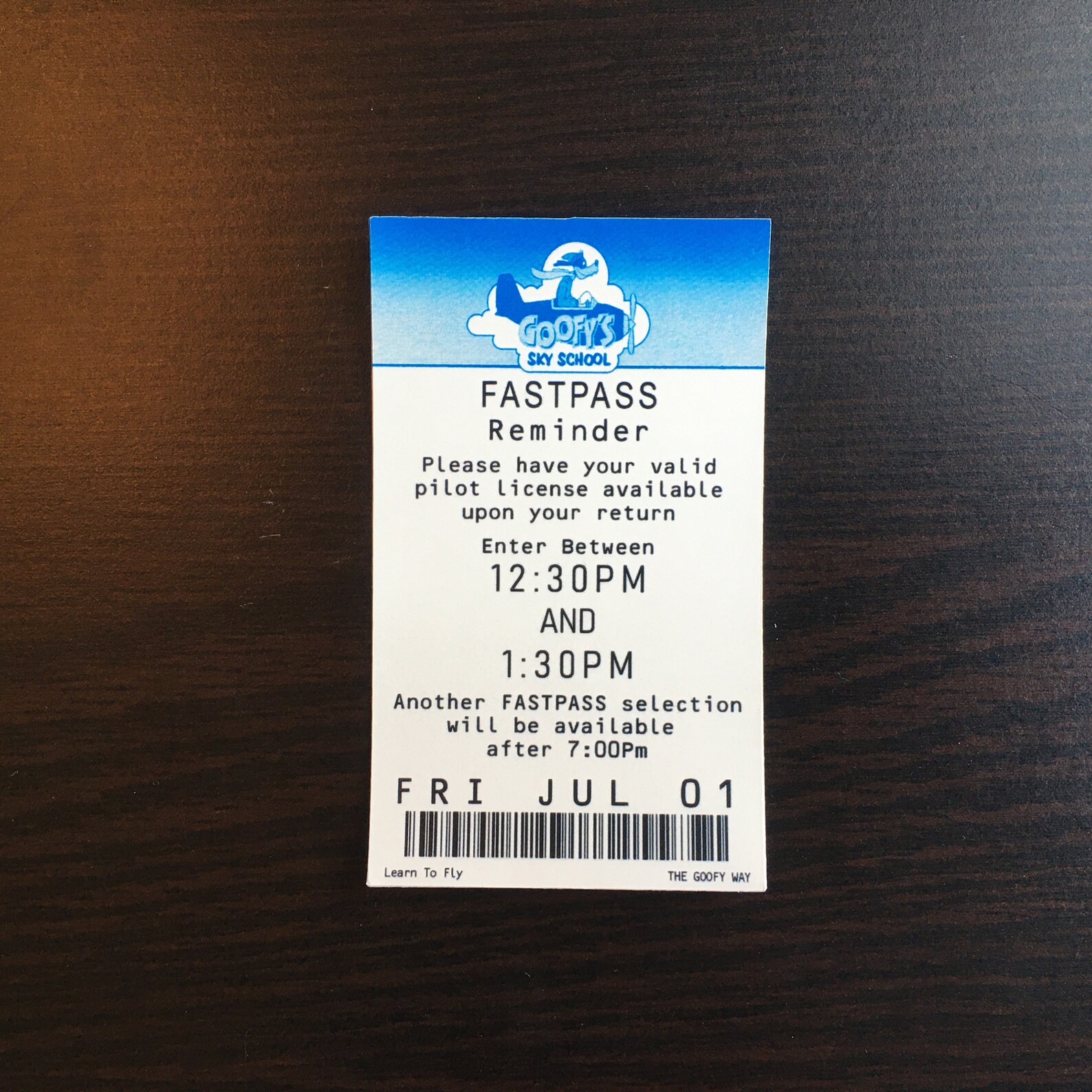 Goofys Sky School Fastpass Sticker & Magnet - Etsy