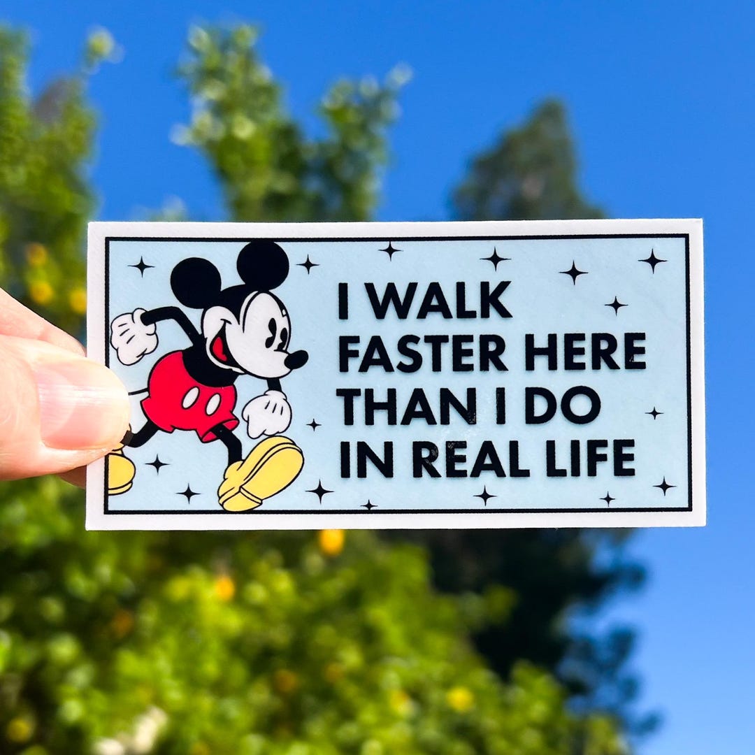 I Walk Faster Here Than I Do in Real Life Stickers & Magnets - Etsy