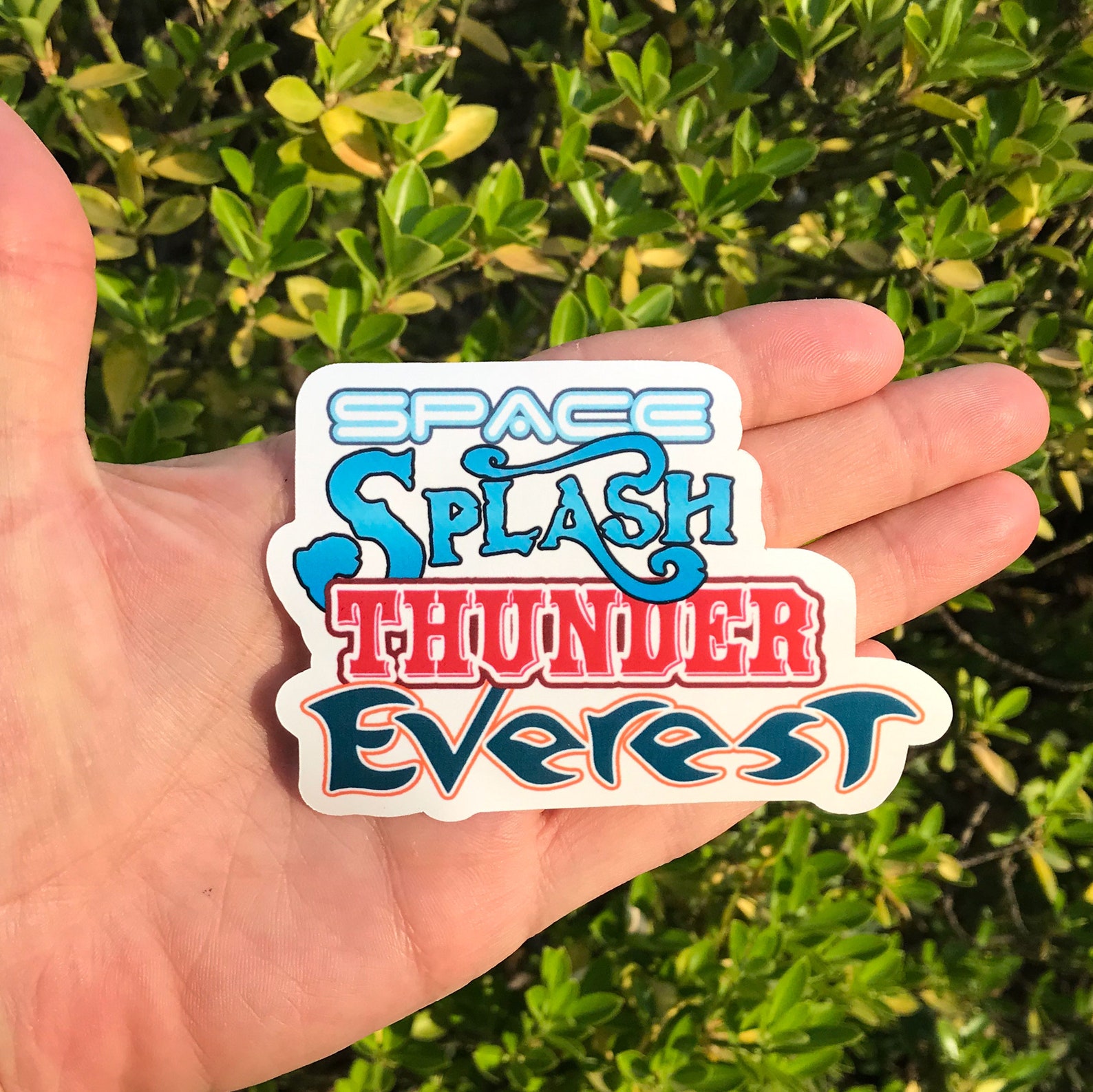 Space Splash Thunder Everest Mountain Stickers & Magnet - Etsy