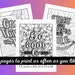 30 Pages of Sayings to Color Quotes Coloring Book 30 - Etsy