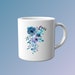 Purple and Turquoise Floral Clipart - Instant Download 20 Digital ...