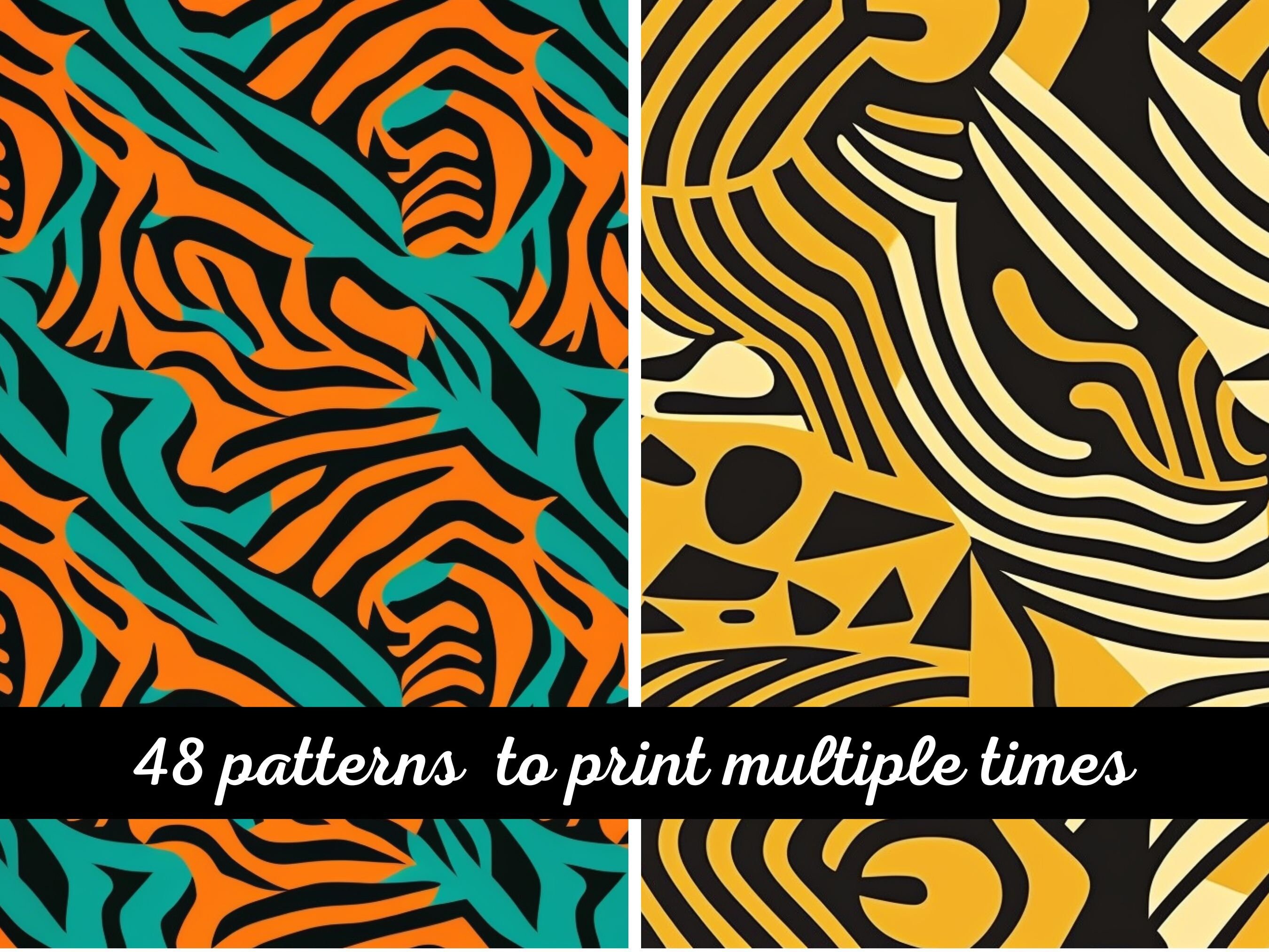 African Designs Pattern Bundle Printable 12 X 12 - Etsy
