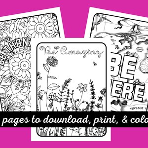 Be What Quotes Coloring Pages | Adult Coloring Book | 60 Coloring Pages ...