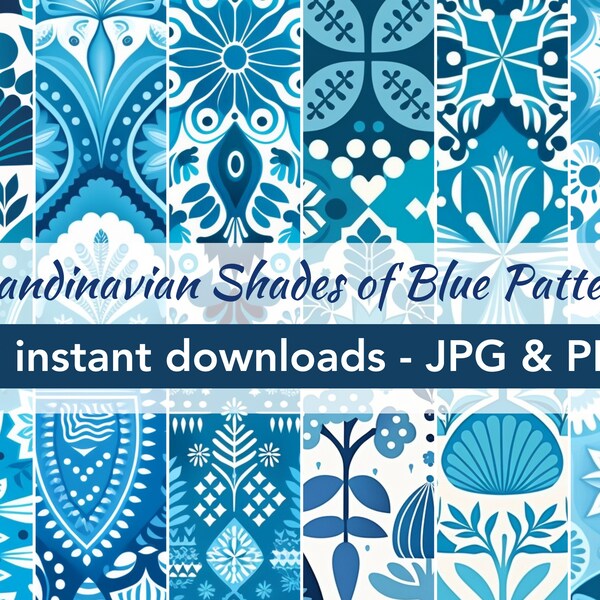 Shades of Blue - Etsy