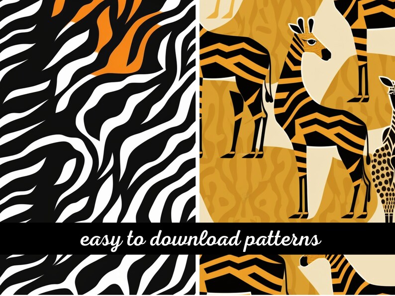 African Designs Pattern Bundle Printable 12 X 12 - Etsy