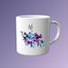 Purple and Turquoise Floral Clipart - Instant Download 20 Digital ...