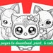 Baby Animals 50 Coloring Pages | Cute Coloring Book | 50 Coloring Pages ...