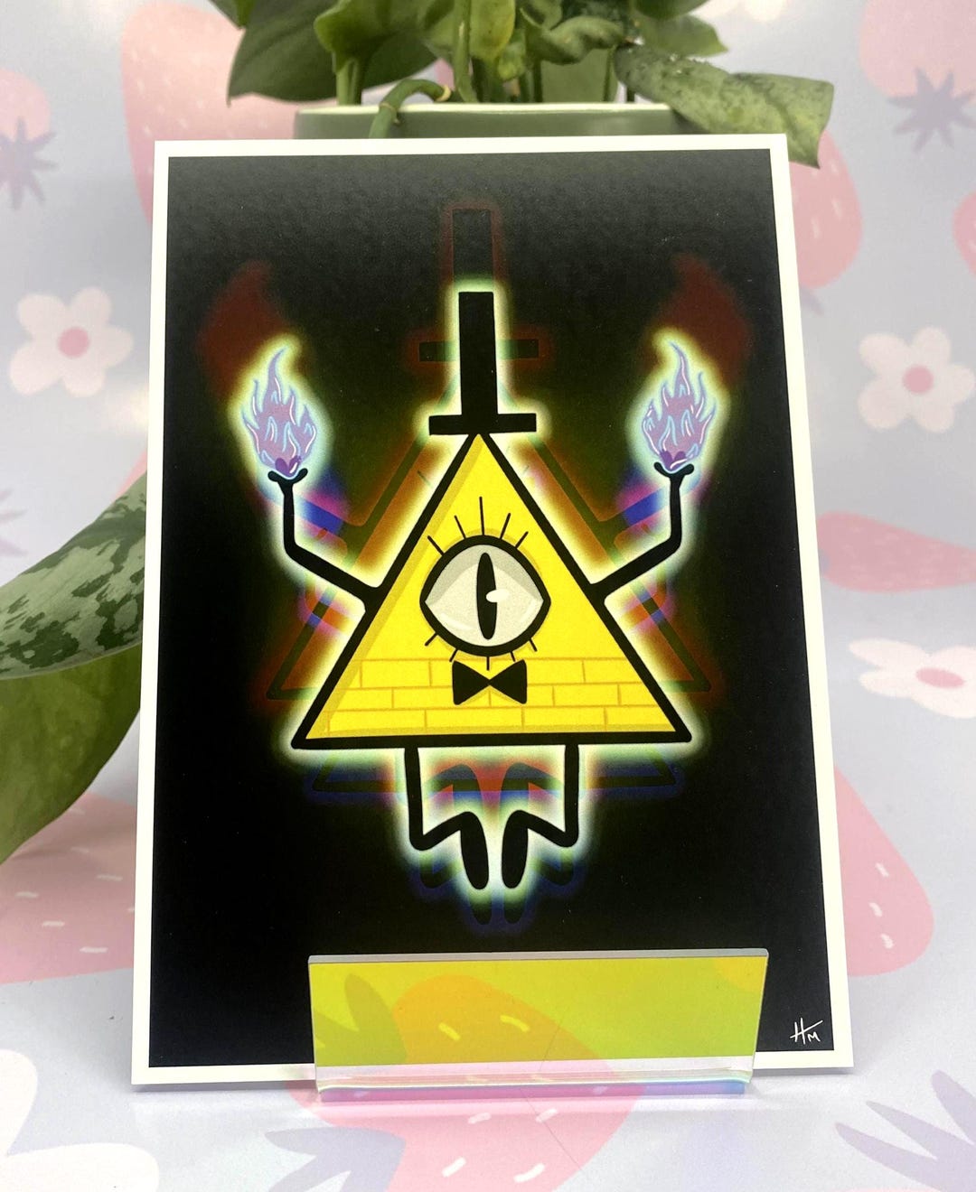 Bill Cipher Art Print 5x7 - Etsy