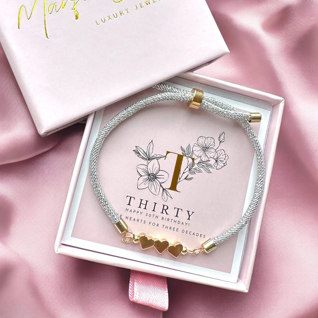 20th • 30th • 40th • 50th • 60th Birthday Gift for Her • Decades Heart ...