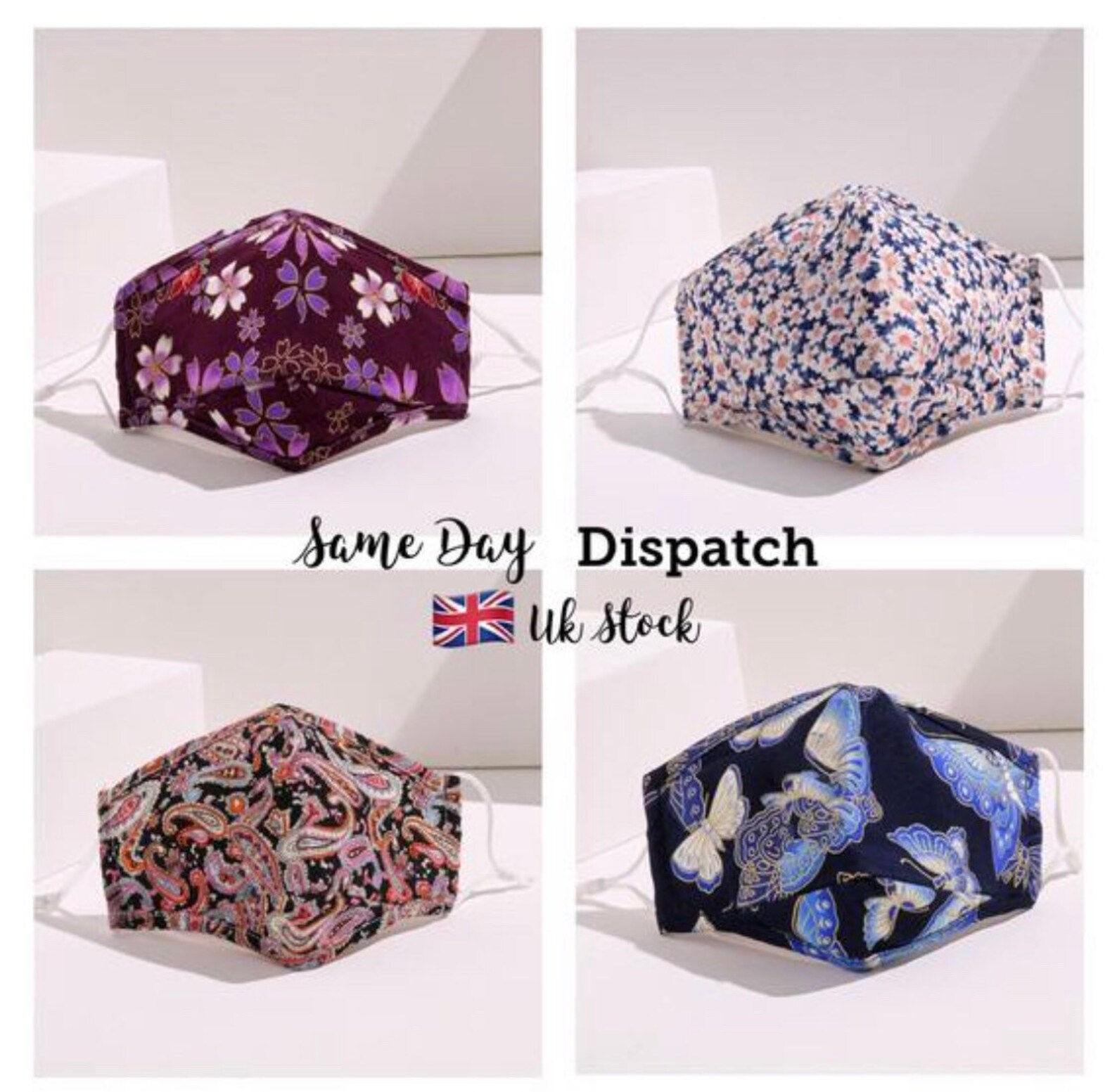 Face Mask Face Mask With Filter Pocket Reusable Cotton | Etsy