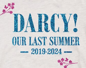 Personalised Glitter Mamma Mia Our Last Summer School Leavers Signing ...