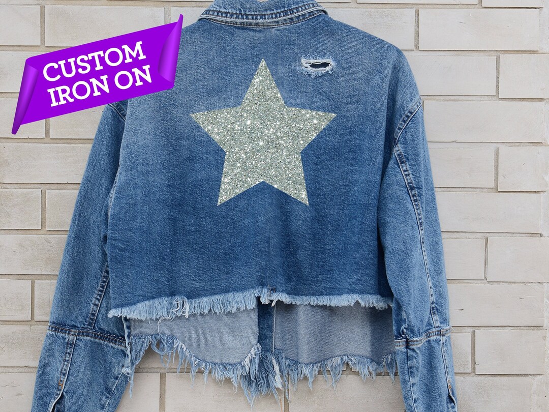 Custom Shapes Iron-on Decals, Heat Transfer Decals, Hearts, Stars ...