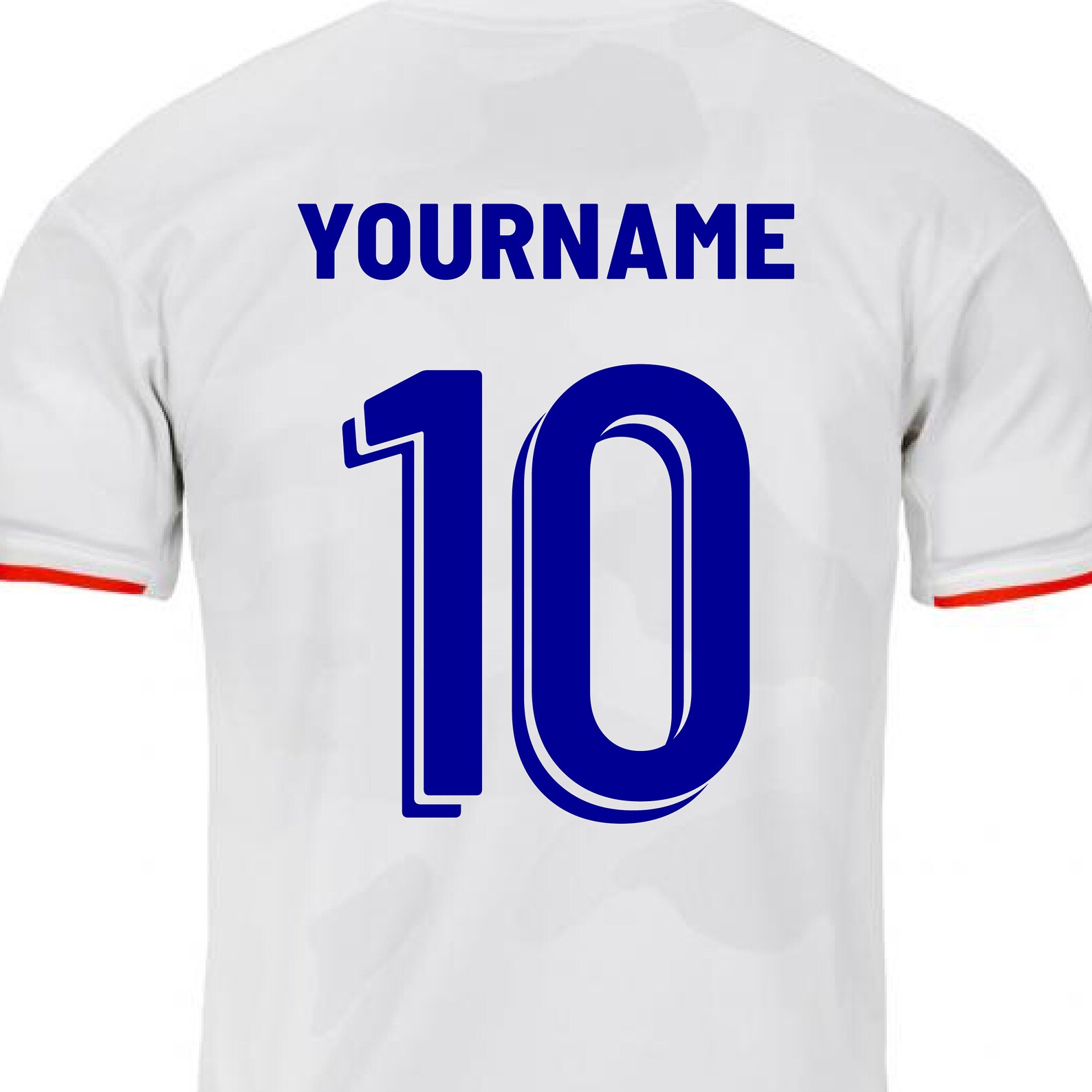 Custom Iron on Football Kit Number and Name Personalized - Etsy