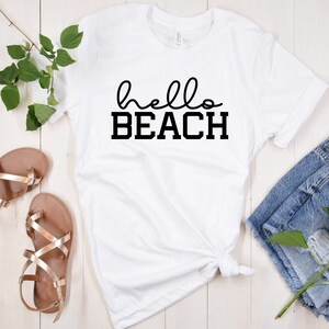 Hello Beach SVG Summer Beach Quote Beach Life Svg PNG JPG - Etsy