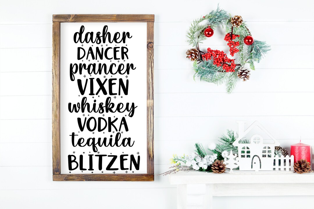 Dasher Dancer SVG, Funny Christmas SVG, Png, Jpg, Pdf, Dasher, Dancer ...