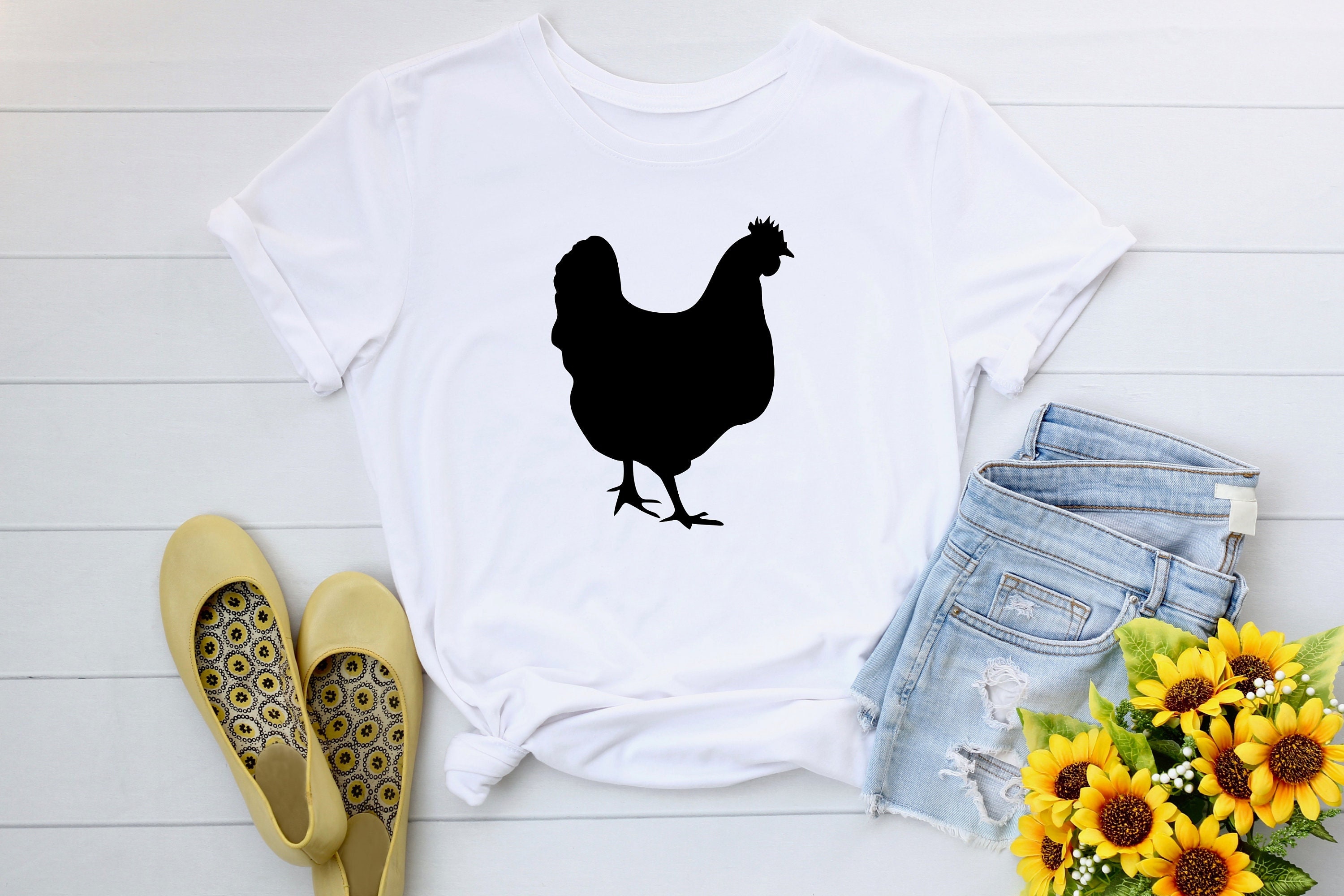 Chicken SVG PNG PDF and Eps Cricut Svg Farmhouse Svg Hen | Etsy