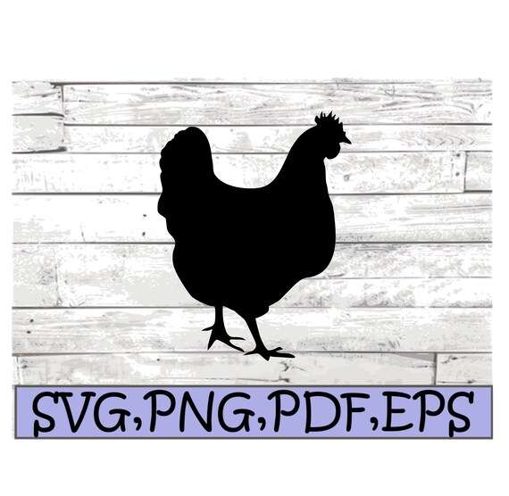 Chicken SVG PNG PDF and Eps Cricut Svg Farmhouse Svg Hen | Etsy