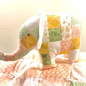 Adorable Patchwork Elephant - DIY Sewing Pattern (instant Download) - Etsy