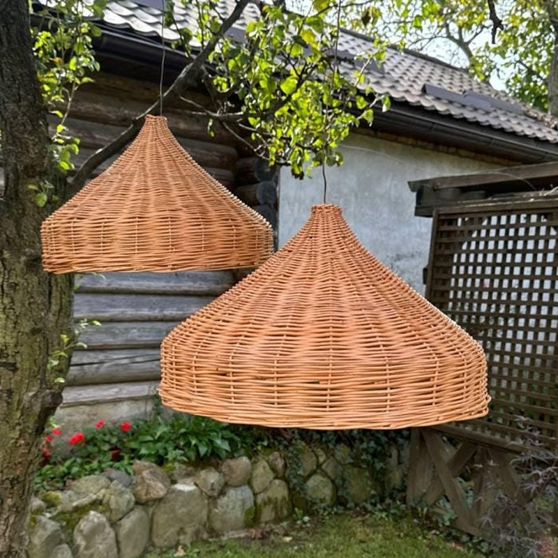 Woven Round Lampshade - Etsy