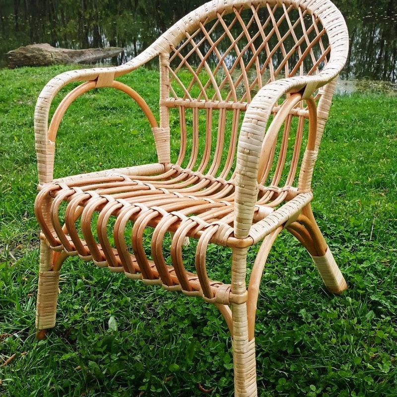 Vintage Wicker Patio Furniture - Etsy