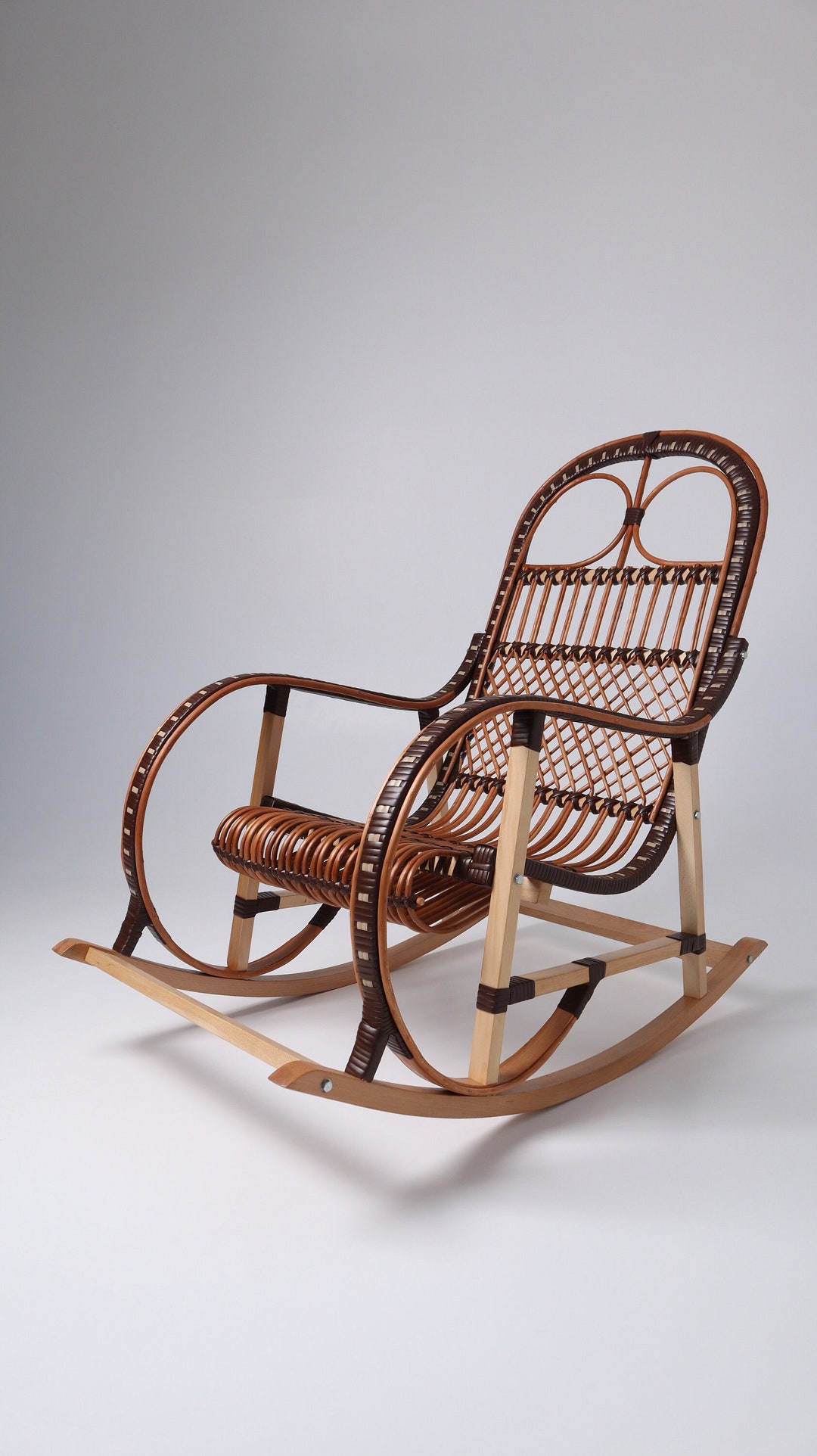 Rattan Rocking Chair, Wicker Rocking Chair, Willow Rocking Chair ...