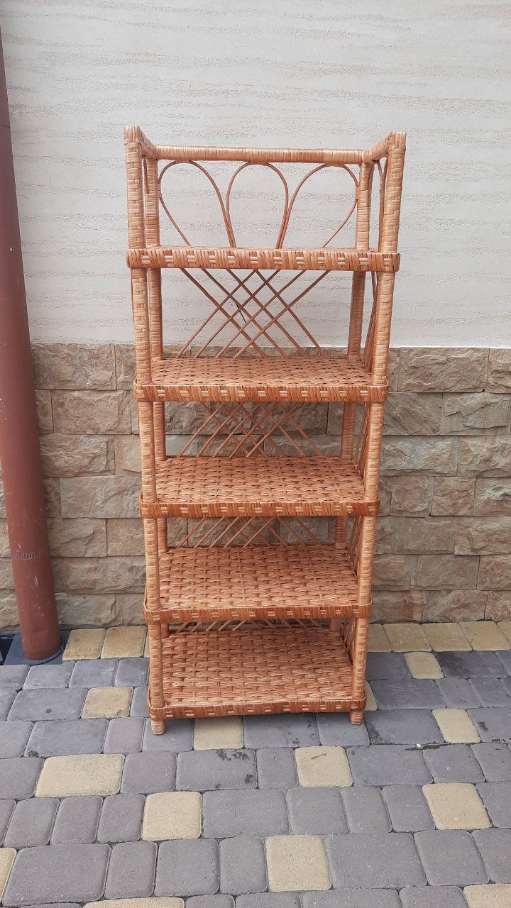 Wicker Shelf, Arched Shelf, Rattan Shelves, Wicker Shelf, Boho Plant ...