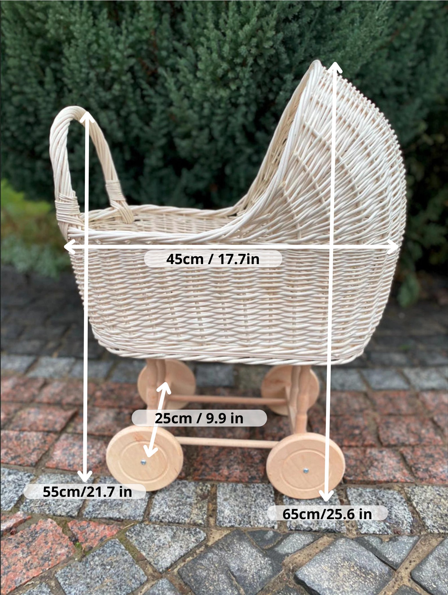 Wicker Baby Carriage, Doll Stroller, Doll Pram, Wicker Doll Stroller ...