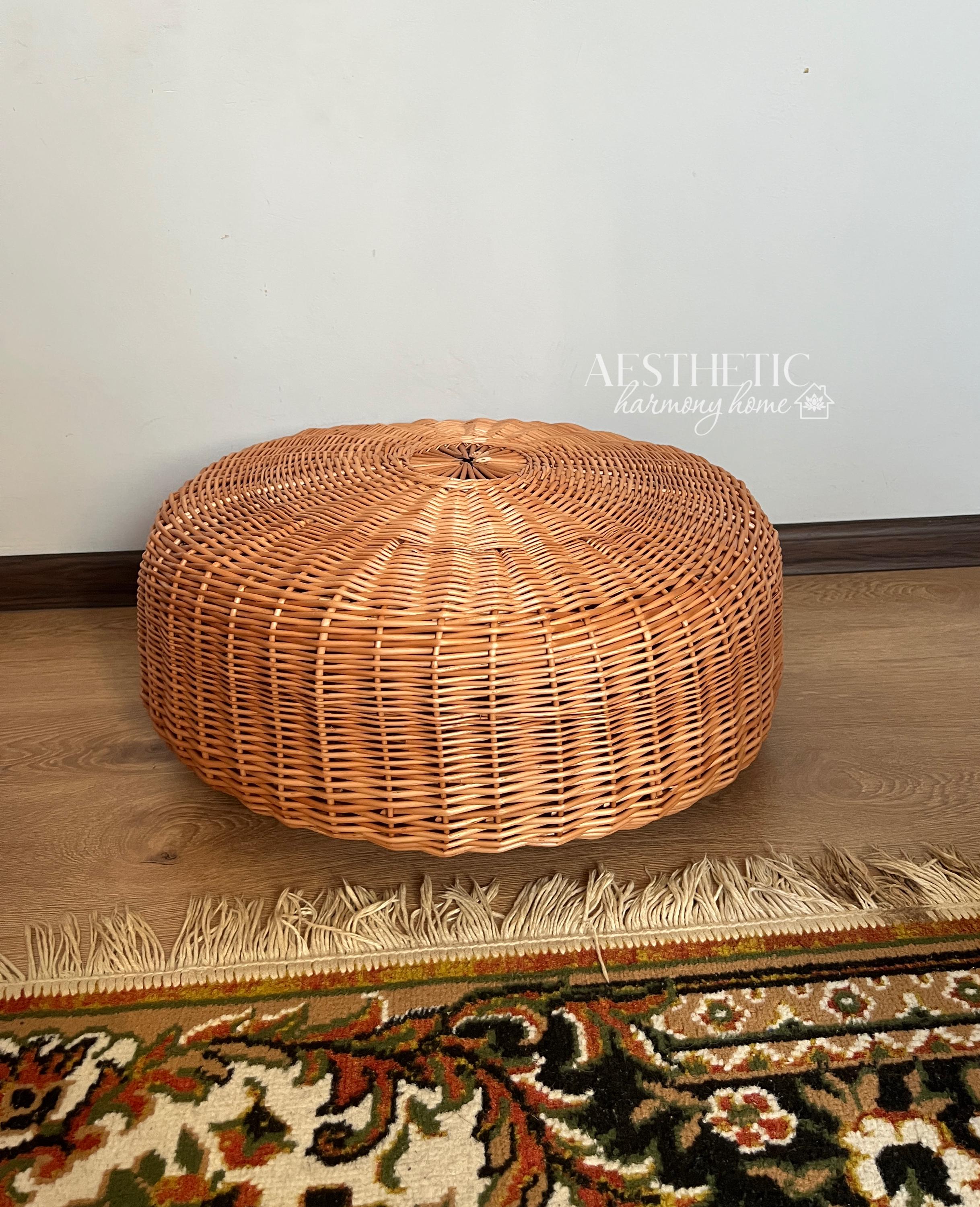 Custom Rattan Lampshade, Rattan Pendant Light, Ceiling Light Shade ...