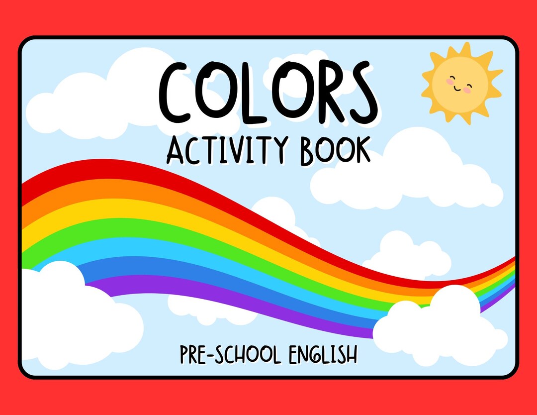 Preschool Color Activity Book: Learn Colors, Trace and Match (PDF ...