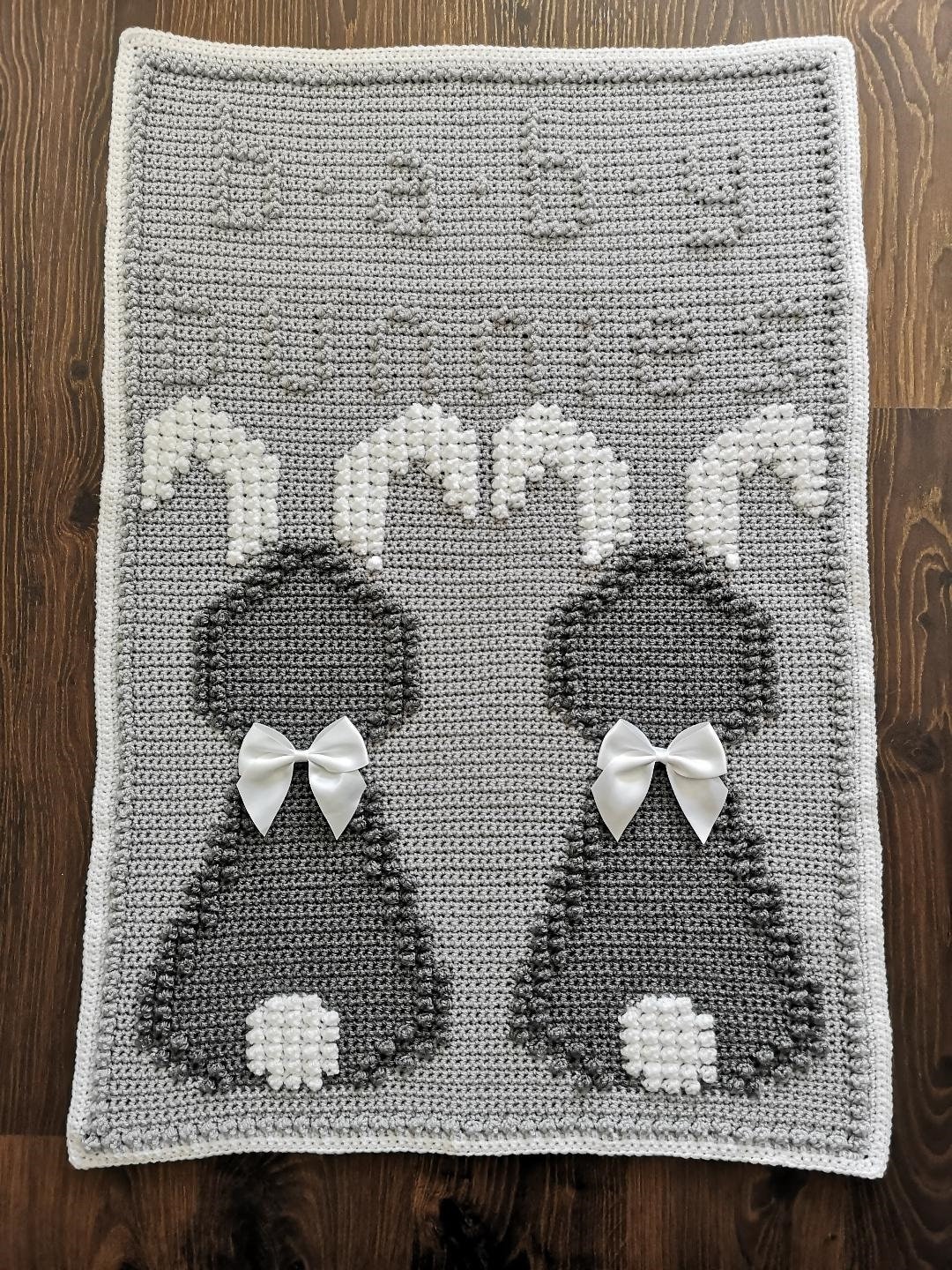 Baby Bunnies Crochet Blanket PDF Pattern - Etsy