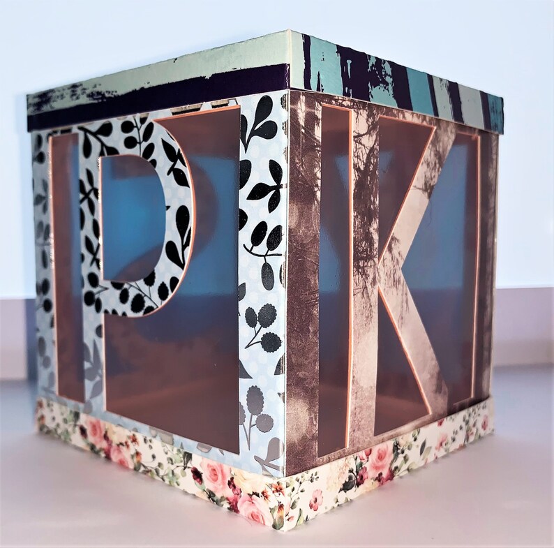 Alphabet Boxes SVG File to Make Names Words Celebrations Etc - Etsy