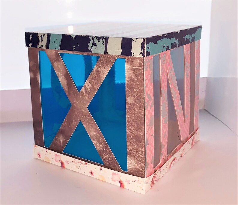 Alphabet Boxes SVG File to Make Names Words Celebrations Etc - Etsy