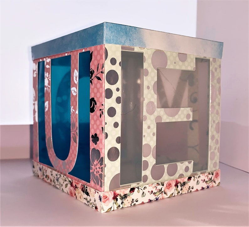 Alphabet Boxes SVG File to Make Names Words Celebrations Etc - Etsy